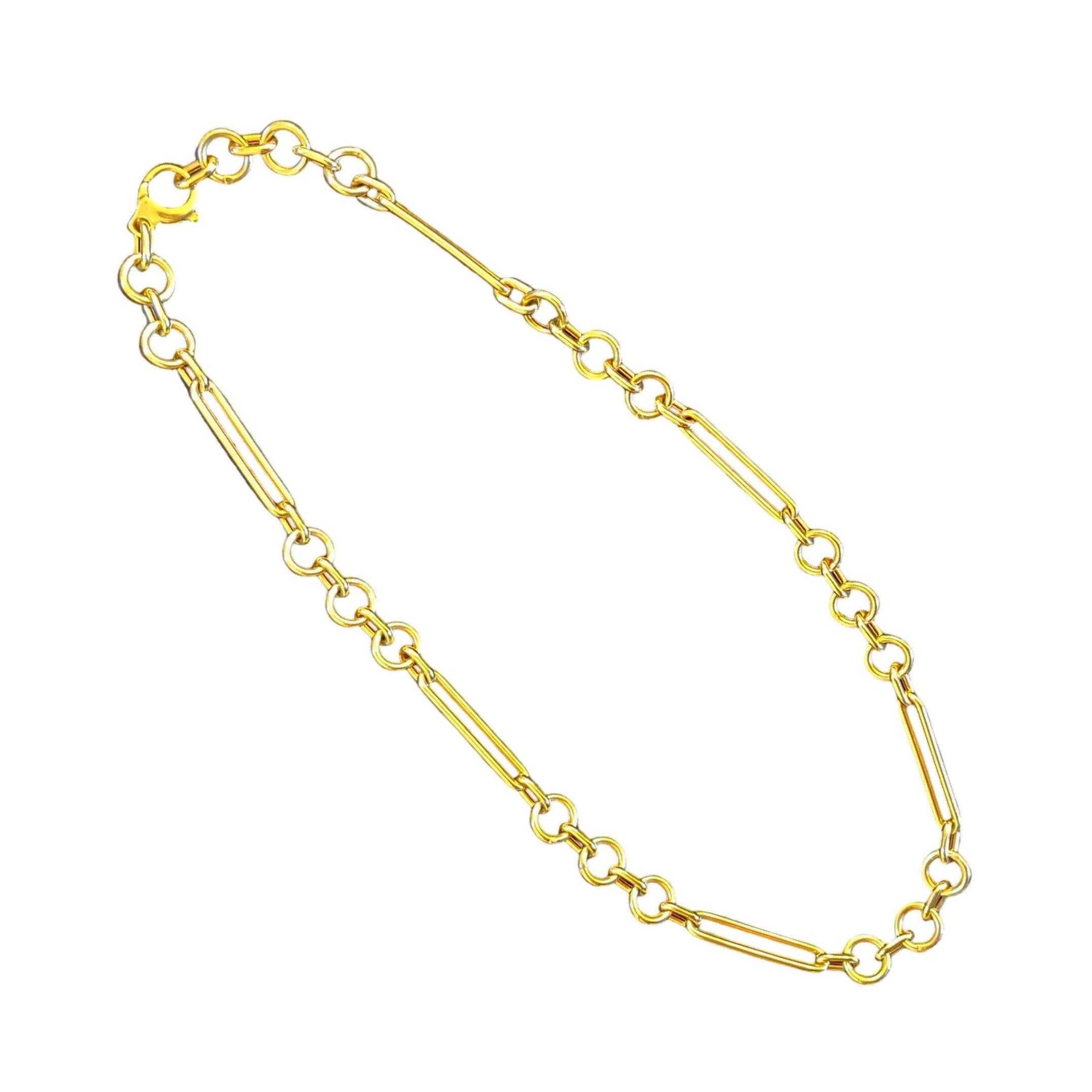 14k MINI Mixed Link Chain– Tracy Upton